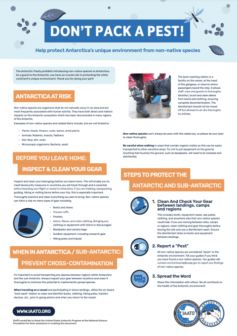IAATO Guidelines - Antarctica7- How to interact with wildlife