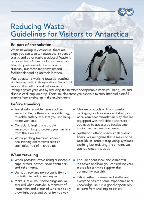 IAATO Guidelines - Antarctica7- How to interact with wildlife